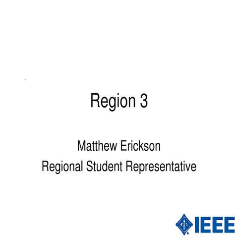 Region 3 Presentation | PDF