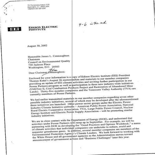 Letter to Edison Electric Institute 8.30.02