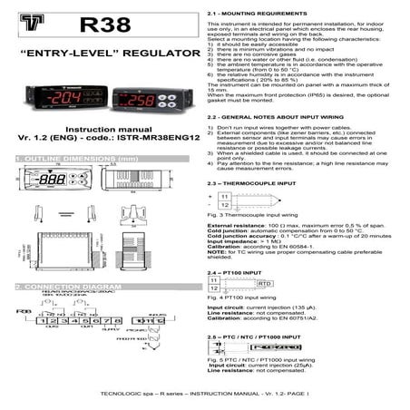 R38 Controller | PDF