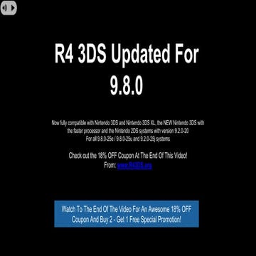 R4 3DS 9.8.0 update | PPTX
