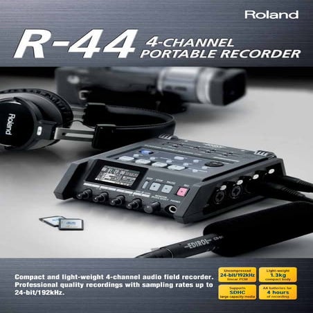 Roland R44 R-44 brochure | PDF