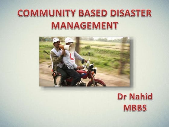 Community Based Disaster Risk Management (CBDRM) | PPT | Non-Profit Organizations | Industries