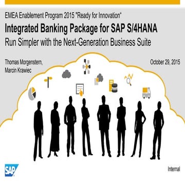 Integrated Banking Package for SAP S/4 HANA | PDF | Cloud Computing ...