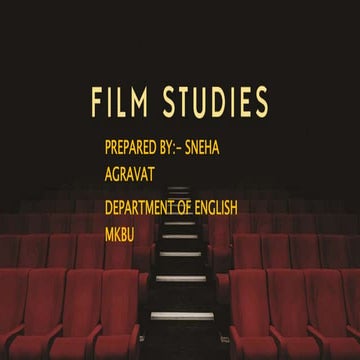 film studies 2021 | PPT
