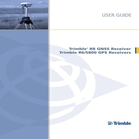 Trimble R8 gnss r6-5800-364_userguide | PDF