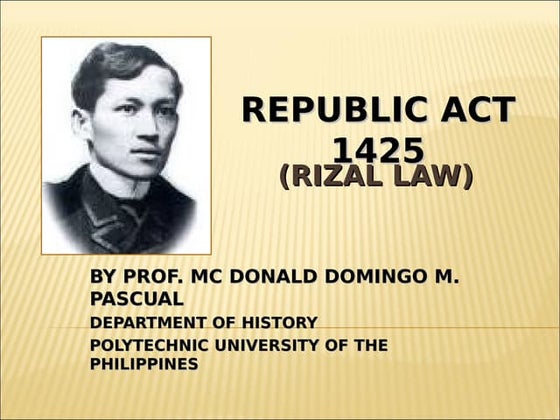 Debate and Opposition to the Rizal Law/Senate Bill 438 | PDF