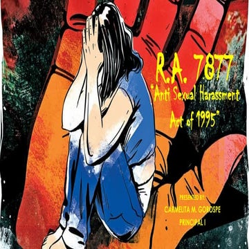 RA-7877-Anti-Sexual Harassment POWERPOINT PRESENTATION | PPTX