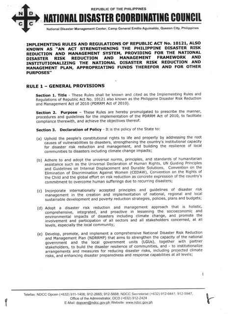 Memo Re-implementing Guidelines on the use of ICS | PDF