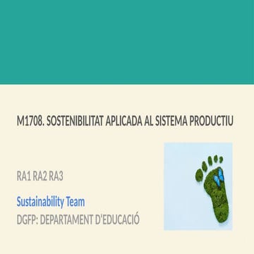 RA1_RA2_RA3 Presentacio.pptx Sostenibilitat aplicada al sistema productiu | PPTX