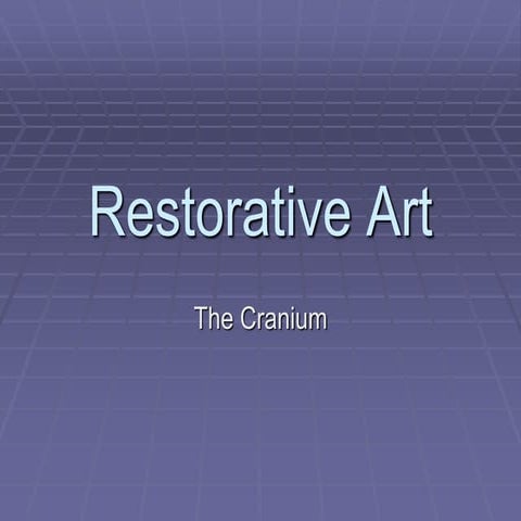 Restorative Art | PPT