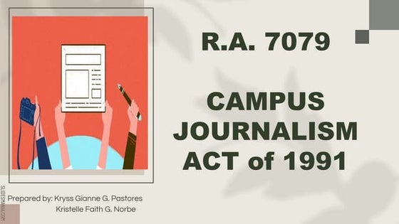 REPUBLIC ACT NO. 7079 - An act providing for the development and ...
