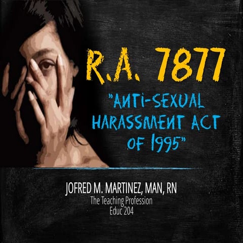 RA 7877 Sexual Harassment Act | PDF