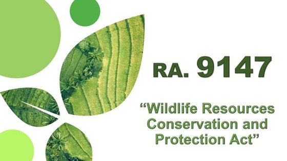 Biodiversity laws r.a 9147 | PPT | Currencies | Economy