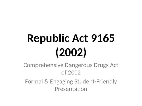 RA 10931 AND ITS IMPLEMENTING RULES AND REGULATIONS | PPTX | Student ...