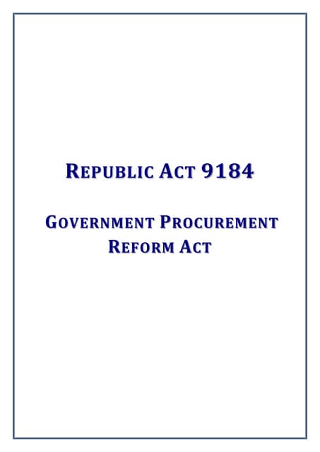 Frequently-asked-questions-about-ra-9184 | PDF