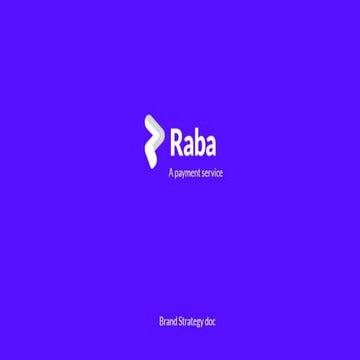 Raba brand strategy | PDF