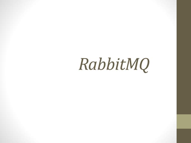 Introduction To RabbitMQ | ODP