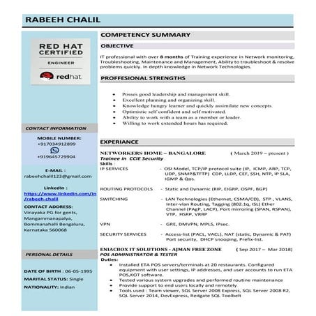 BMS ENGINEER CV | DOCX