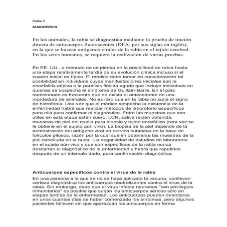 La rabia | PPT