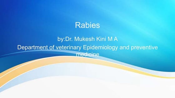 Rabies | PPTX