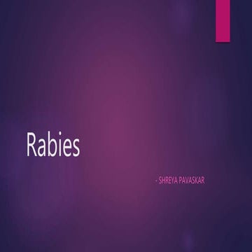 Rabies | PPTX