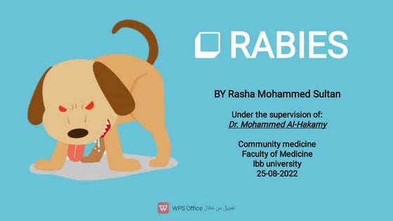 VIROLOGY - RABIES VIRUS | PPTX