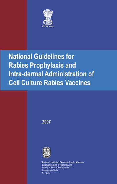 Anti Rabies Programme | PDF | Infectious Diseases | Diseases and Conditions