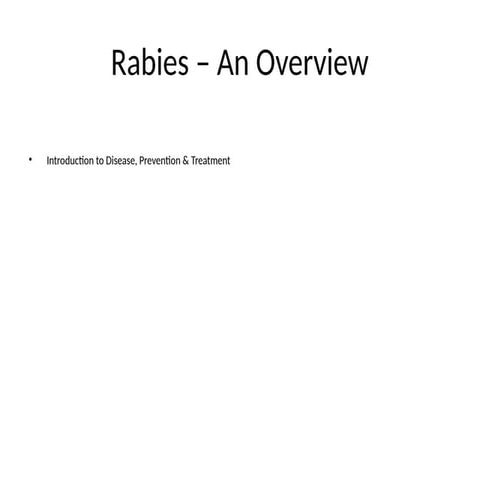 Rabies_Presentation.pptx IMPORTANT CONTENT | PPTX
