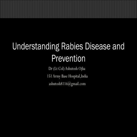 Rabies prevention | PPT