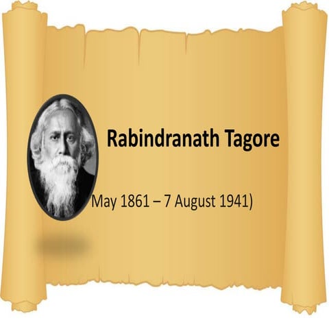 Rabindranath tagore | PPTX