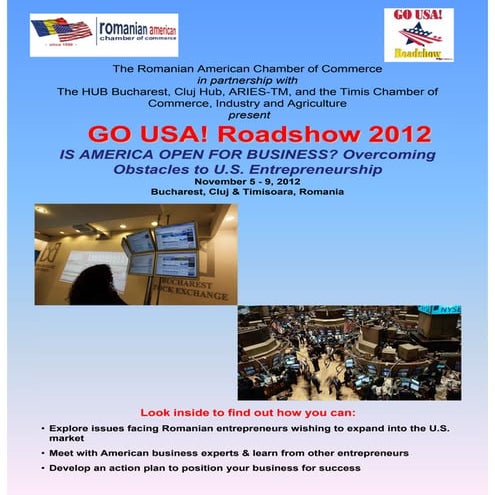 RACC's GO USA! Roadshow 2012 conference brochure | PDF