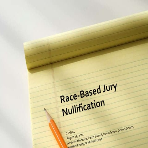 Race-Based Jury Nullification | PPTX