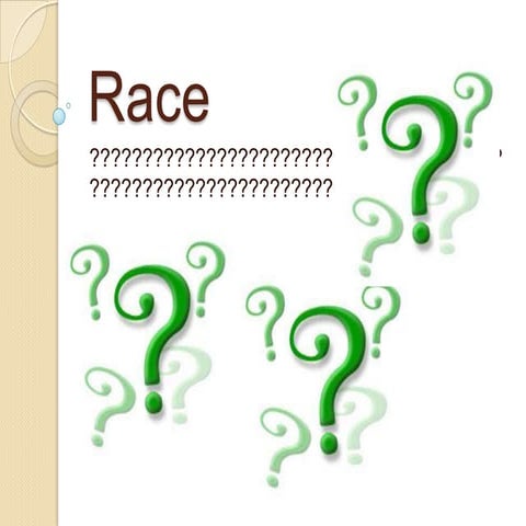 Race cultural awareness | PPTX