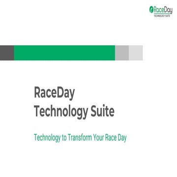 RaceDay Scoring Refresher | PPTX