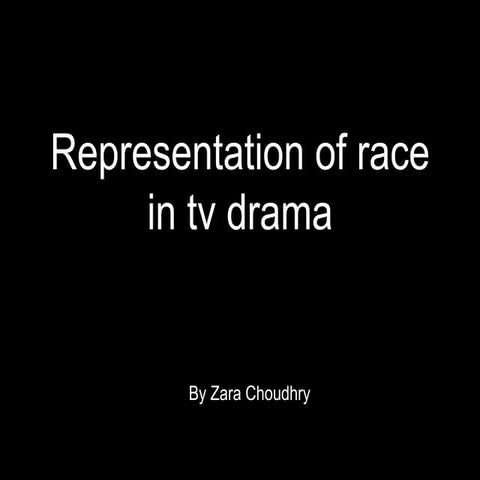 Race representation | PPTX