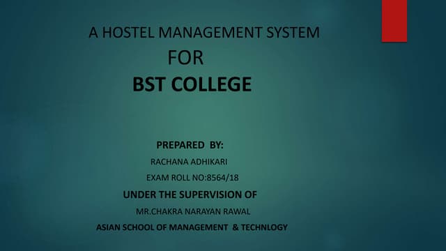 Data Flow Diagram of hostel management system, ER And Logical_Model.pptx