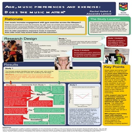 Age, Music Preferences and Exercise | PPT