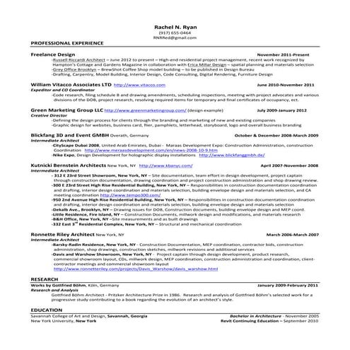 Rachel N. Ryan Resume | PDF