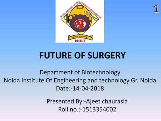 Presentation microsurgery | PPT