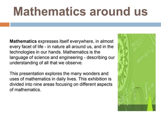 The Nature of Mathematics | PPTX | Geography | Science