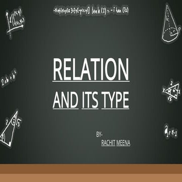 RACHIT MEENA B.C.A 1ST YEAR.pptx on topic relation | PPTX