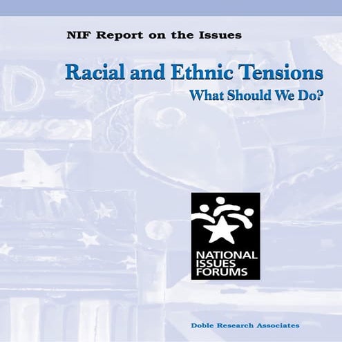 Racial and ethnic tensions report | PDF