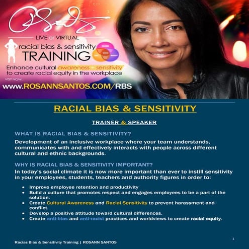 Racial Bias & Sensitivity Training to Promote Racial Equity | PDF ...
