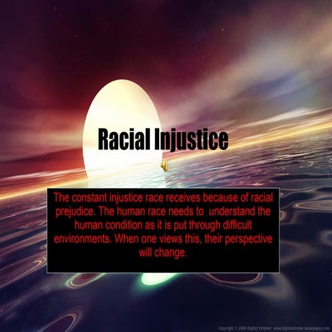 Racial Injustice | PPT