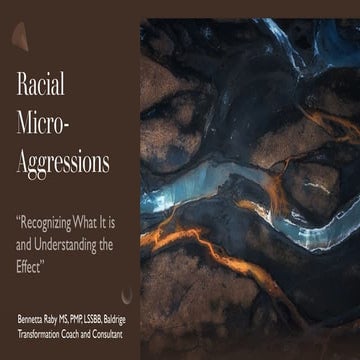 Racial microaggressions, B. Raby | PDF