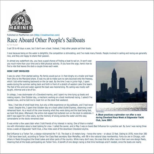 Sailing Resume | DOCX