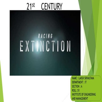 Racing extinction.ppt