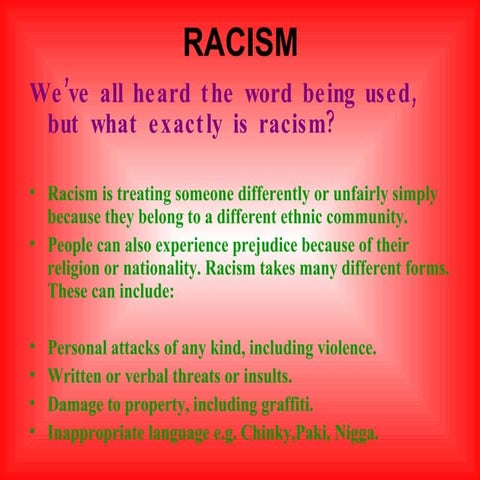 Racism Presentation | PPT