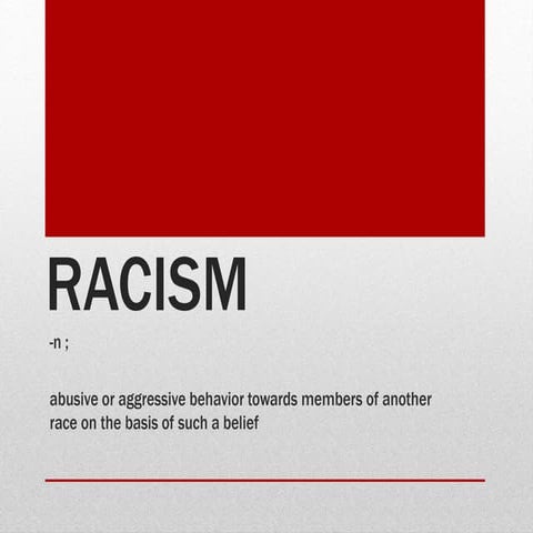 Racism | PDF
