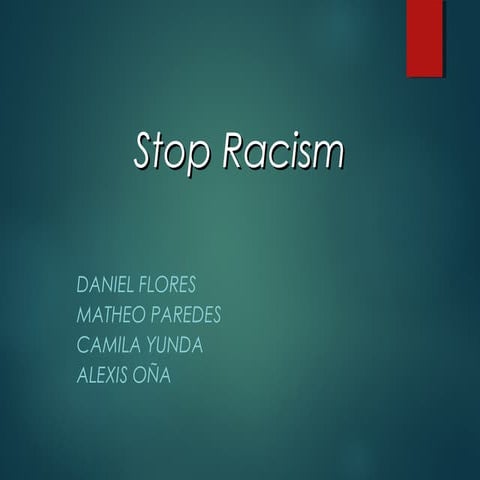 Racism Presentation | PPT